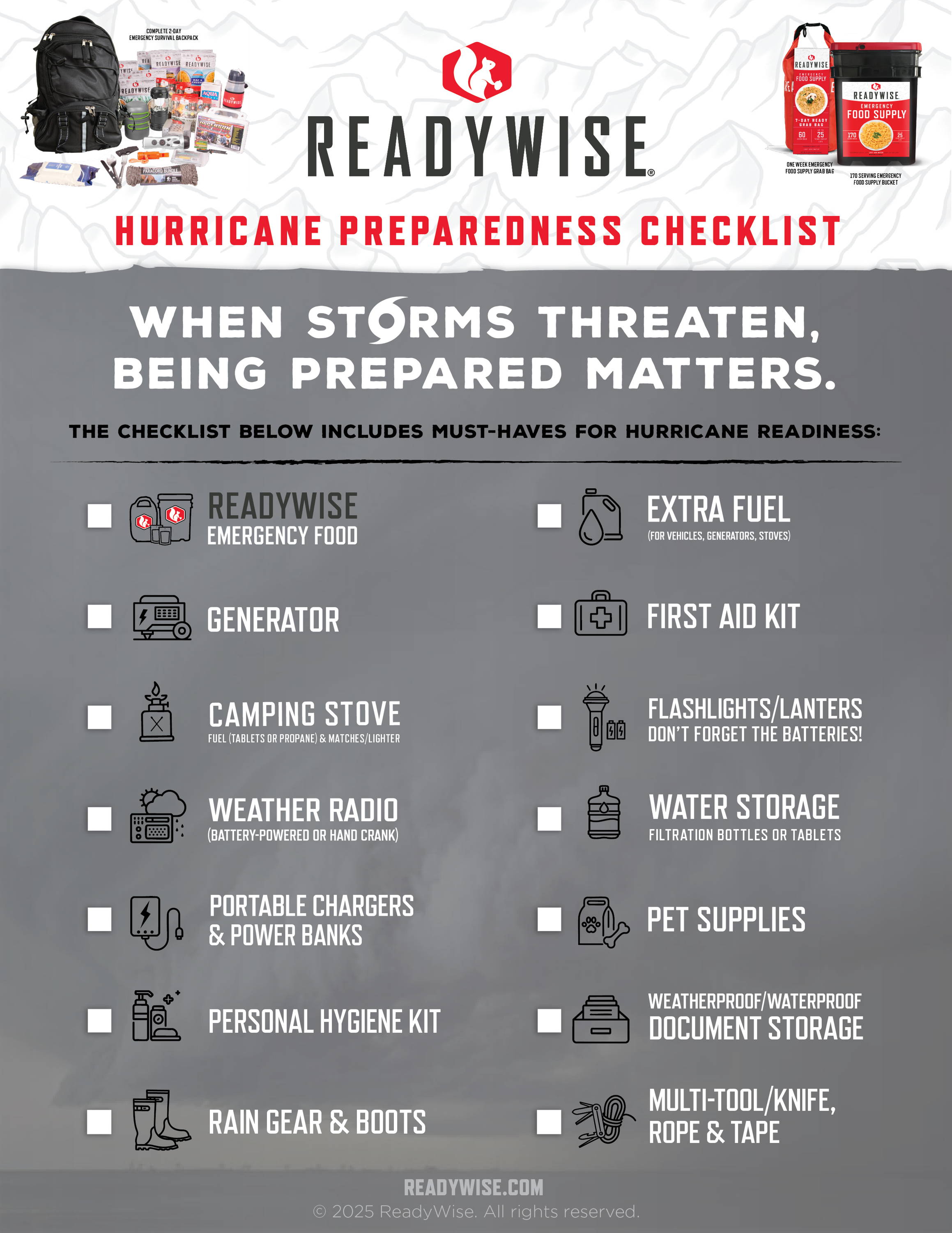 Hurricane Preparedness Starts Here: What You Need Before the Storm Hit – ReadyWise